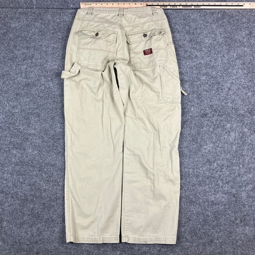 Plugg Carpenter Pants Mens 30x32 Beige Khaki Utility Workwear Casual ...
