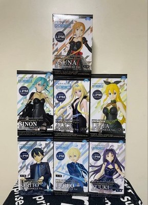 Sword Art Online SAO Asuna Sinon Alice Leafa Kirito Eugeo Yuuki Figure ...