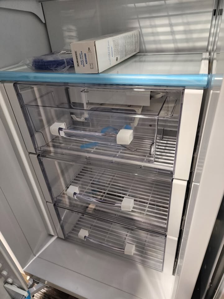 Two Sub-Zero 27" Refrigerator Freezer Columns with Stainless Steel ...