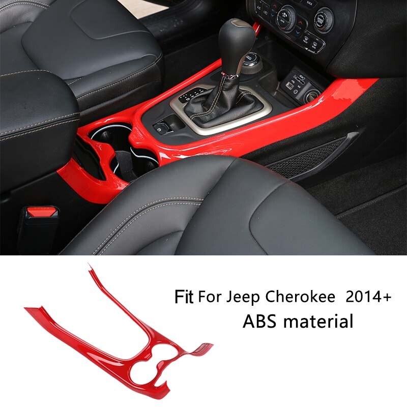 25x Red Center Console Full Decor Kit Accessories Cover for Jeep ...