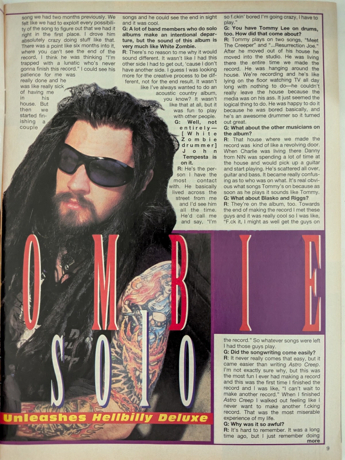 Metal Edge Magazine December 1998 KISS, White Zombie, Zim Zum, Ratt ...