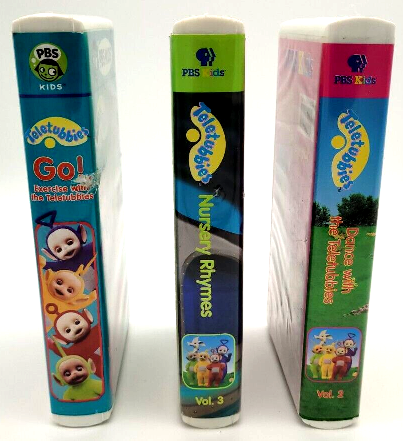 PBS Kids Teletubbies VHS Lot Of 3 - Dance / Nursery Rhymes / Go ...
