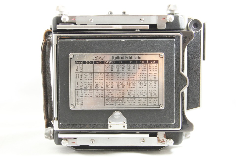 Linhof Technika 4x5 9x12 Large Format Camera w/Schneider Angulon 90mm ...