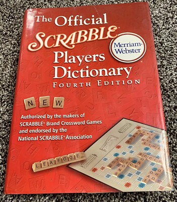 The Official Scrabble Players Dictionary by Merriam-Webster Hardcover ...