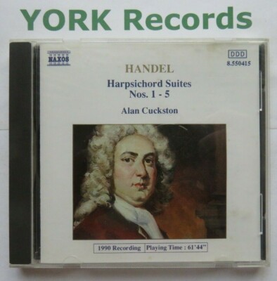 HANDEL - Harpsichord Suites 1-5 Alan Cuckston - Excellent Condition CD ...
