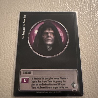 Jedi Knights TCG - The Power of the Dark Side / Masters of the Force ...