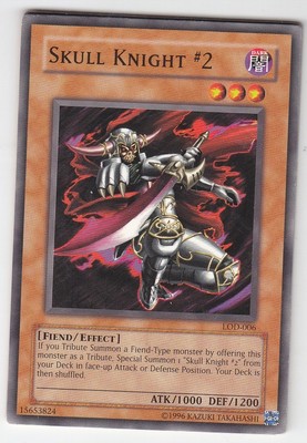 YU-GI-OH Skull Knight #2 LOD-006 Common englisch Totenkopfritter #2 | eBay
