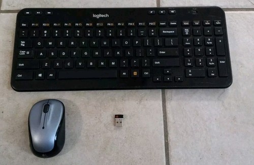 Logitech K360 Wireless Keyboard M325 Mouse And Dongle | eBay