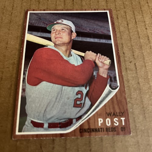 1962 Topps Wally Post #148 Cincinnati Reds Vintage Baseball Card (e3 ...