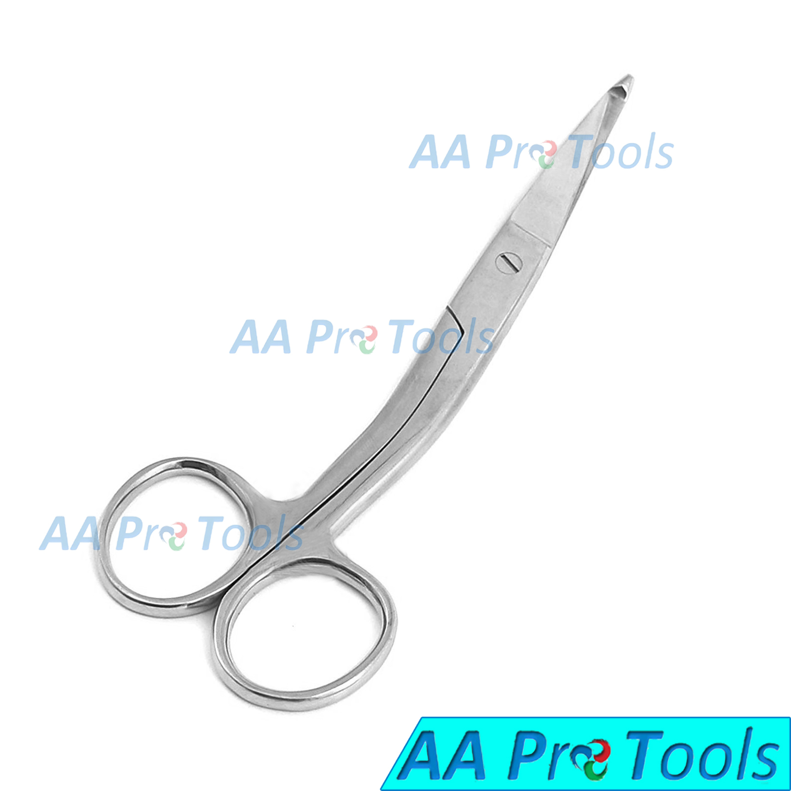 AA Pro: Knowles Bandage Scissors, Angled Shank 5.5" Stainless Steel ...