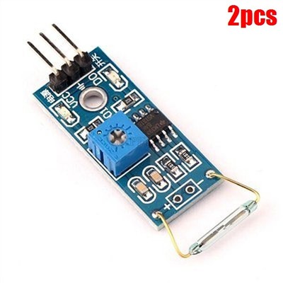 2Pcs Reed Sensor Module Magnetron Module Reed Switch Magswitch For ...