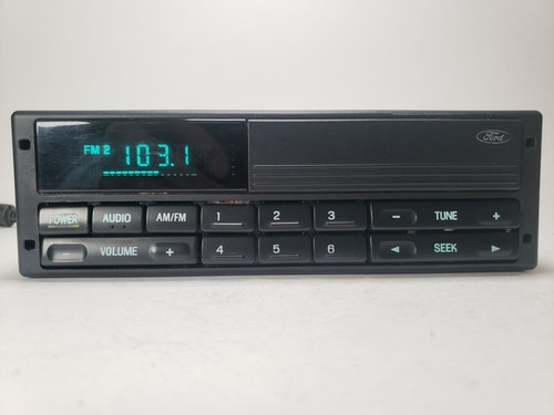 Ford OEM cassette player RADIO Mustang F150 Econoline Contour Ranger 90 ...
