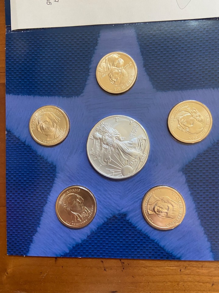 2007 US Mint Annual Uncirculated Dollar Coin Set - Sealed - Unopened | eBay