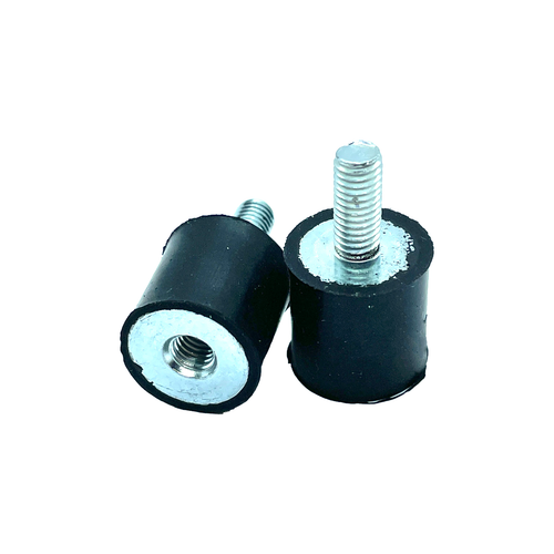 2pcs M5 Miniature Rubber Mounts Shock Absorber Isolator Bobbins 15mm x ...