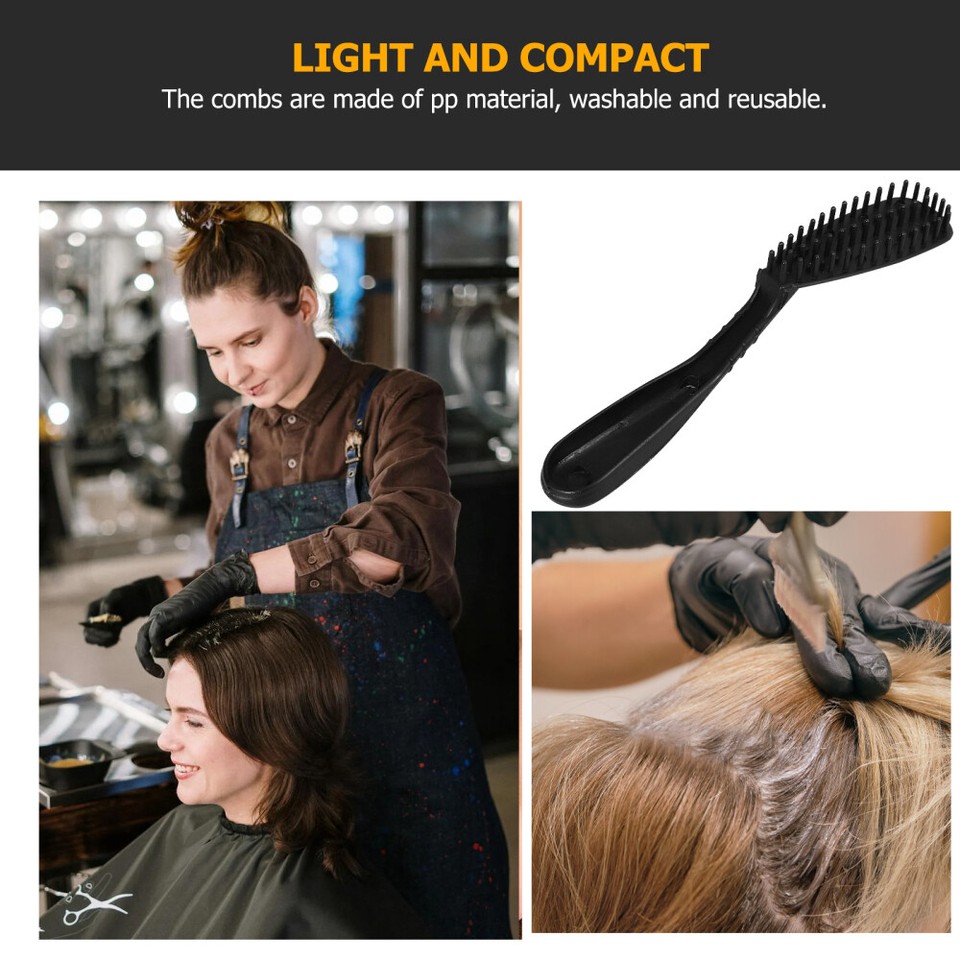 6 Pcs Highlight Brush Balayage Hair Coloring Miss Tinting Comb Diy Tool ...