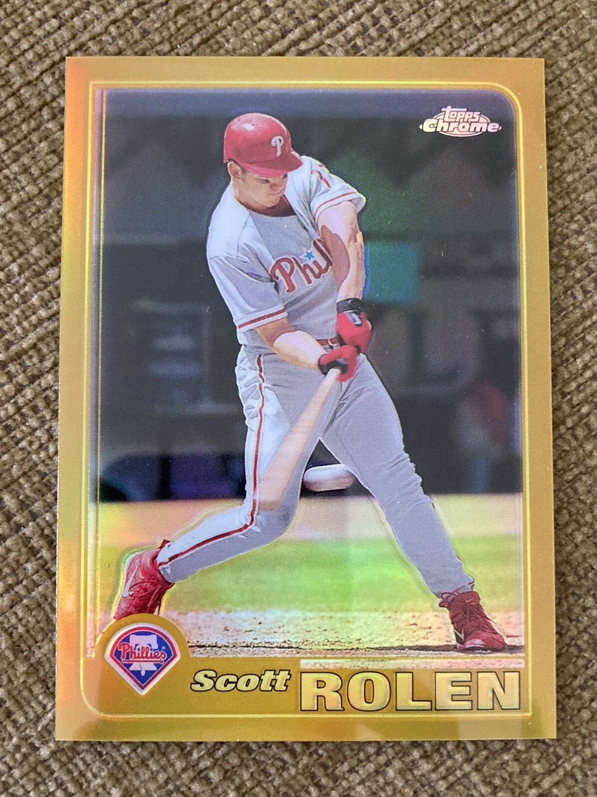 Scott ROLEN 2001 Topps Chrome GOLD RETROFRACTOR Parallel SP HOF | eBay