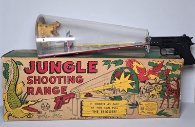 Vintage Marx Jungle Shooting Range .45 Cal Tin Litho Complete in Box ...
