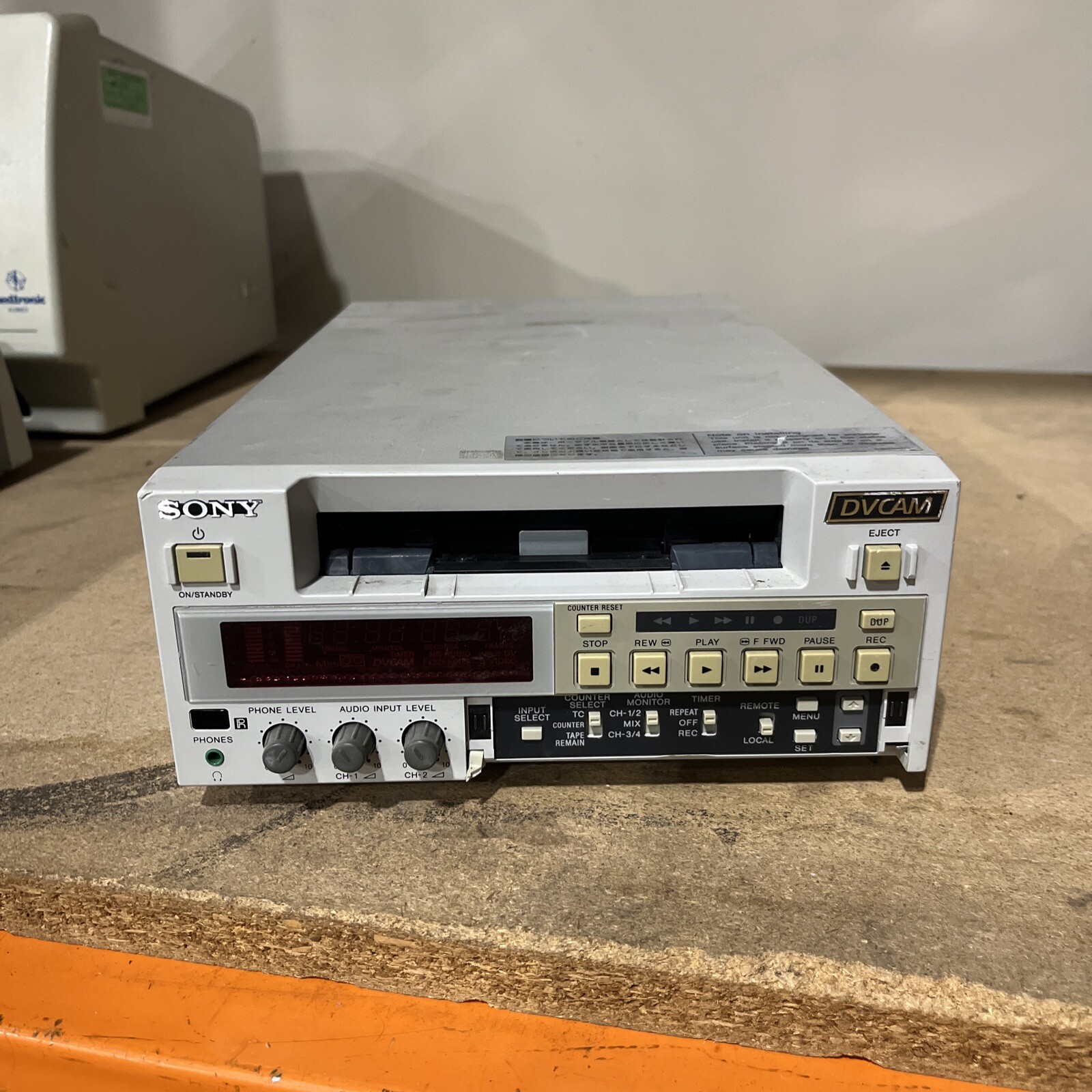 SONY DVCAM DIGITAL VIDEOCASSETTE RECORDER DSR-20MD *untested* READ | eBay