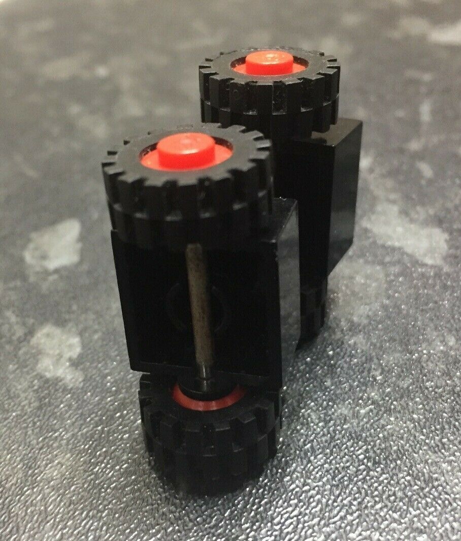 Vintage Lego Red & Black Wheels Car Truck Space 3137 6651 6384 6605 620 ...