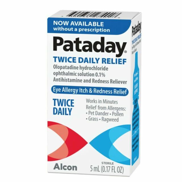 Pataday Original. Eye Allergy Itch Relief. 5 ml Bottle. Exp 3/26 ...