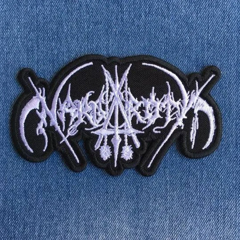 NARGAROTH shaped logo embroidered patch Bathory Beherit Judas Iscariot Mayhem | eBay