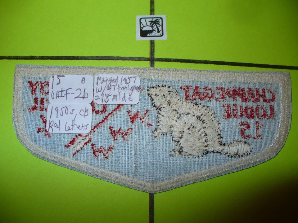 OA Chappegat Lodge 15,F2b,1950 Beaver Flap,32,47,246,Siwanoy Council ...