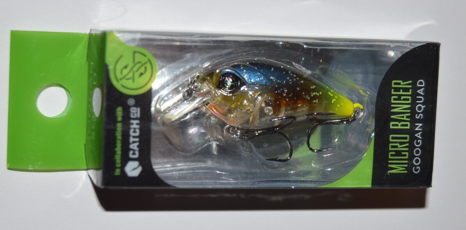 Catch co micro banger googan squad squarebill crankbait 1.5" 1/8oz ...