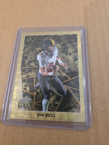 2024 Leaf Collective Football Dia Bell 1/1 Superfractor Gold VINYL ...