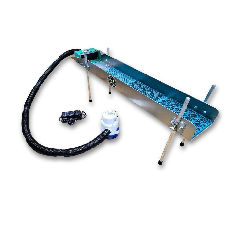 8X47 Power Sluice Box Kit with 18" leg Kit | eBay
