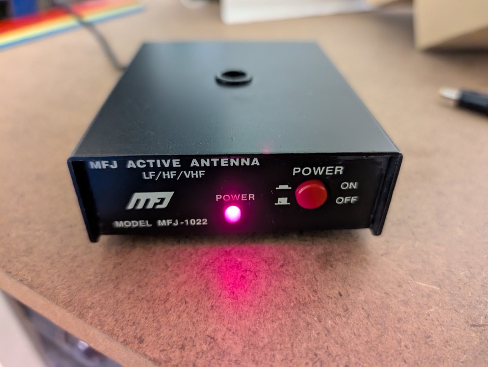 USED MFJ-1022 Active Antenna LF HF VHF (300kHz to 200MHz) **READ** | eBay