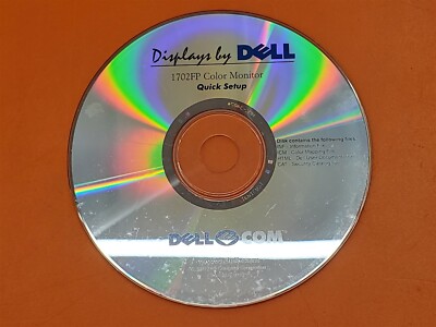 ⭐️⭐️⭐️⭐️⭐️ Displays By Dell 1702FP Color Monitor Quick Setup Disc Only ...