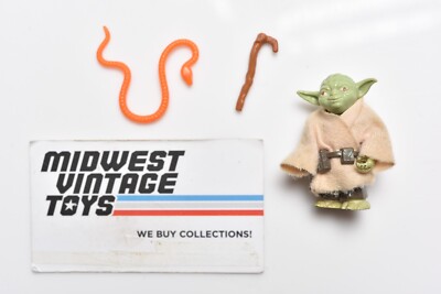 Vintage STAR WARS - YODA (AA) - Action Figure 100% Complete - KENNER | eBay