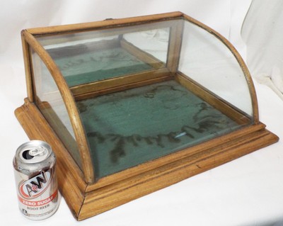 Display Cases - Antique Curved Glass