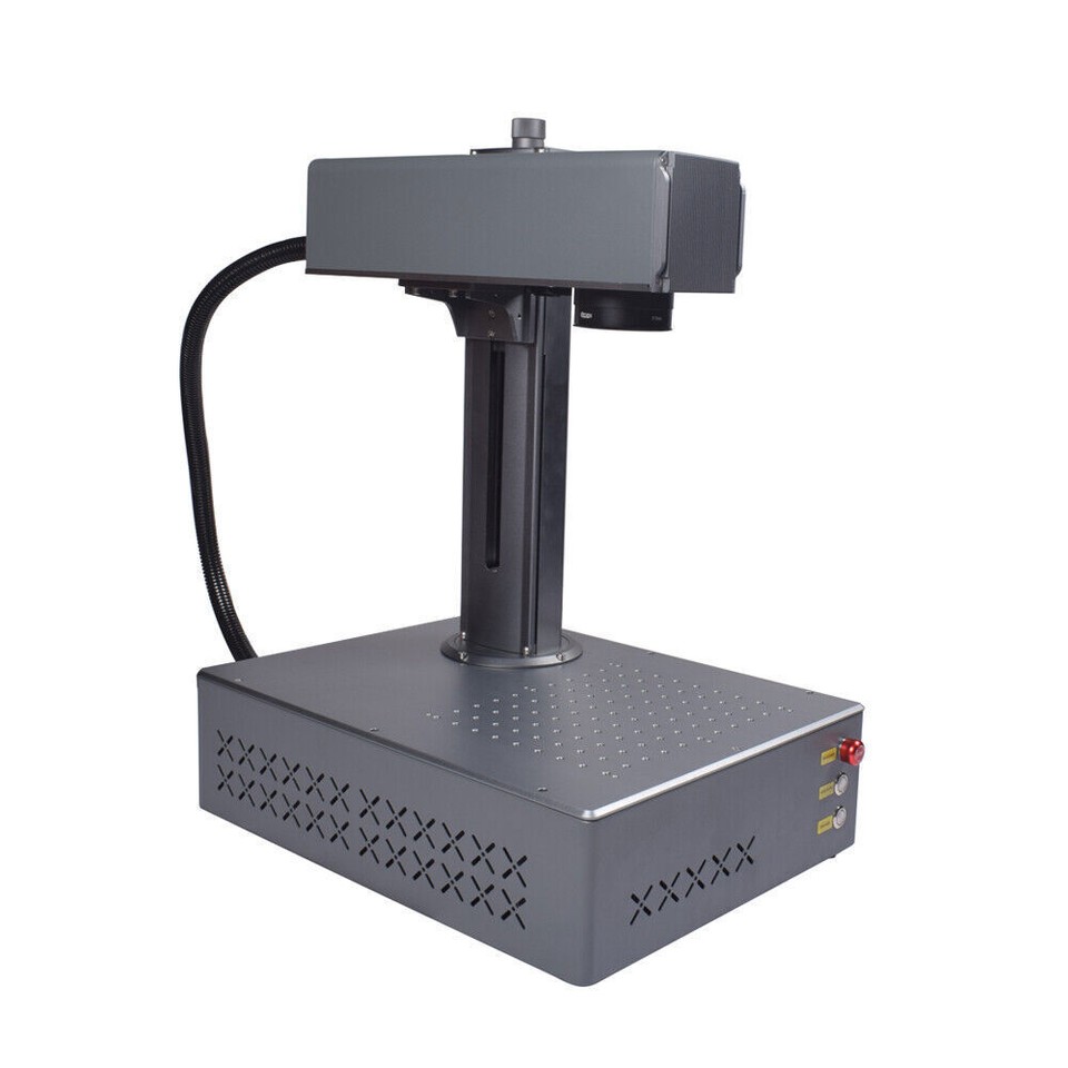 60W/100W JPT Mopa Fiber Laser Marking Engraver Machine Auto Focus ...
