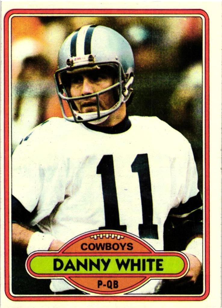DANNY WHITE 1980 Topps Football #157 $1 Items MUST Buy 2 to Qualify ...