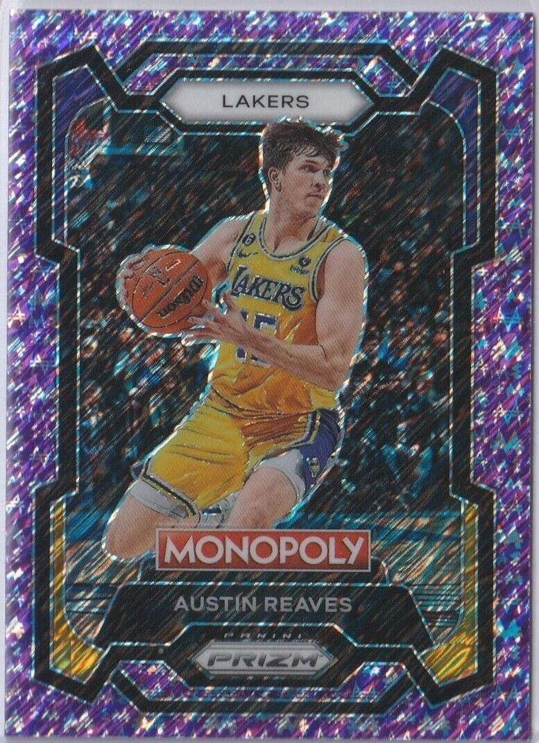 2023-24 Panini Prizm Monopoly - Austin Reaves #42 Millionaire Purple ...