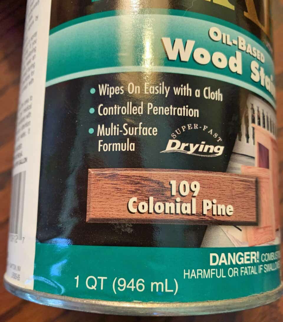 Zar Interior Stain, 109 Colonial Pine, 1/2 pint | eBay