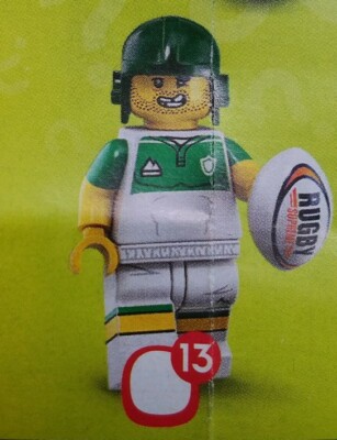 LEGO Minifigures Series 19 Rugby Player (71025) 673419303187| eBay