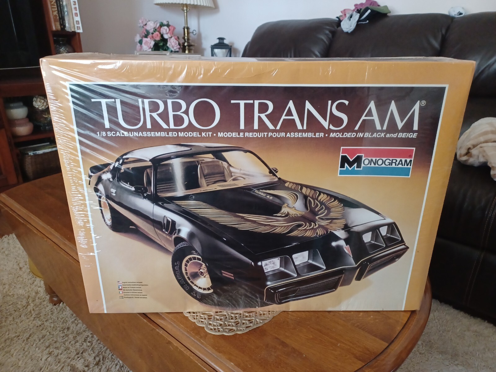 NOS SEALED MONOGRAM 1980 Pontiac Firebird Turbo Trans Am 1/8 Plastic ...