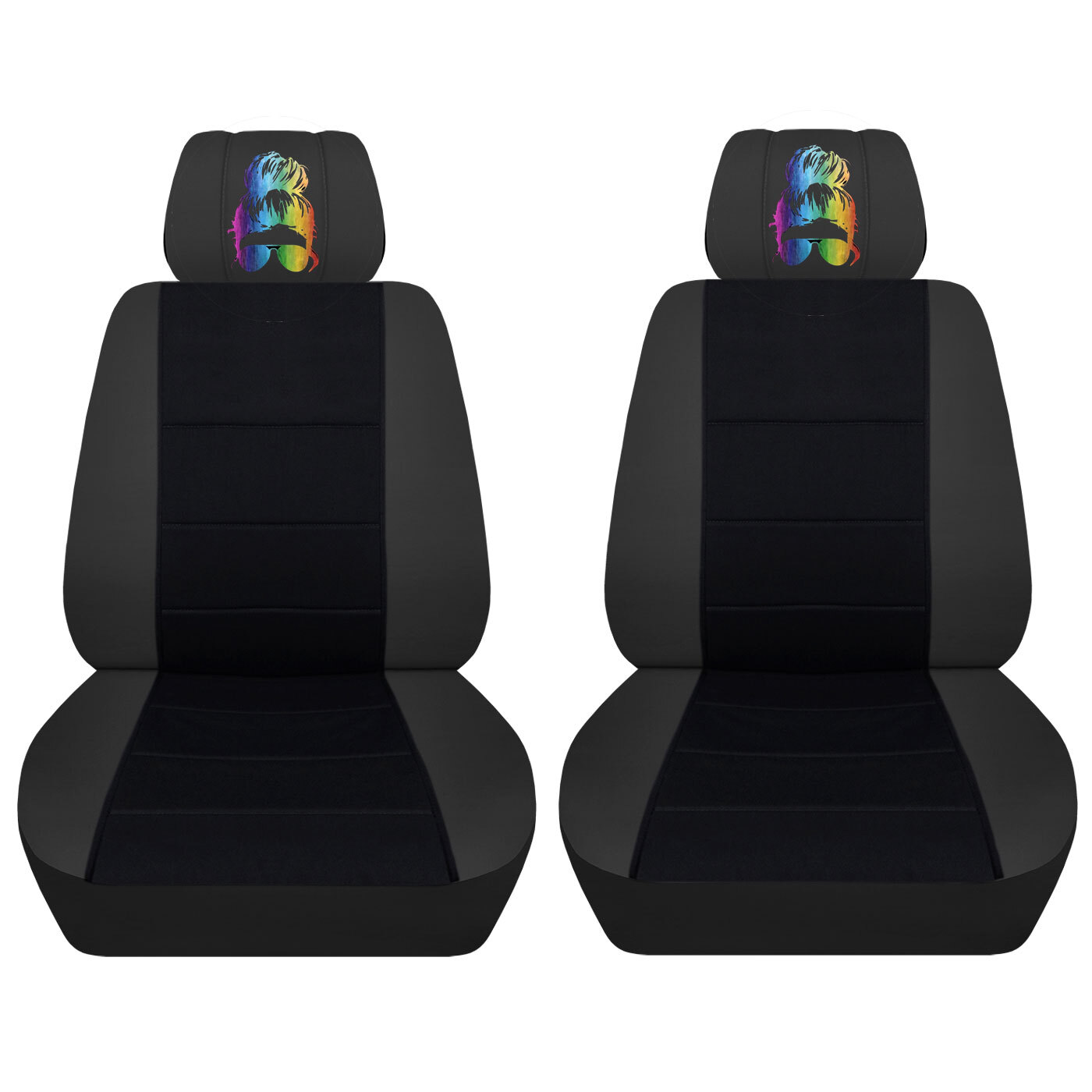 Front Car Seat Covers - Fits Ford Escape 2005-2022 - Two Tone Covers | eBay