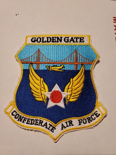 Golden Gate Confederate Air Force CAF Embroidered Patch | eBay