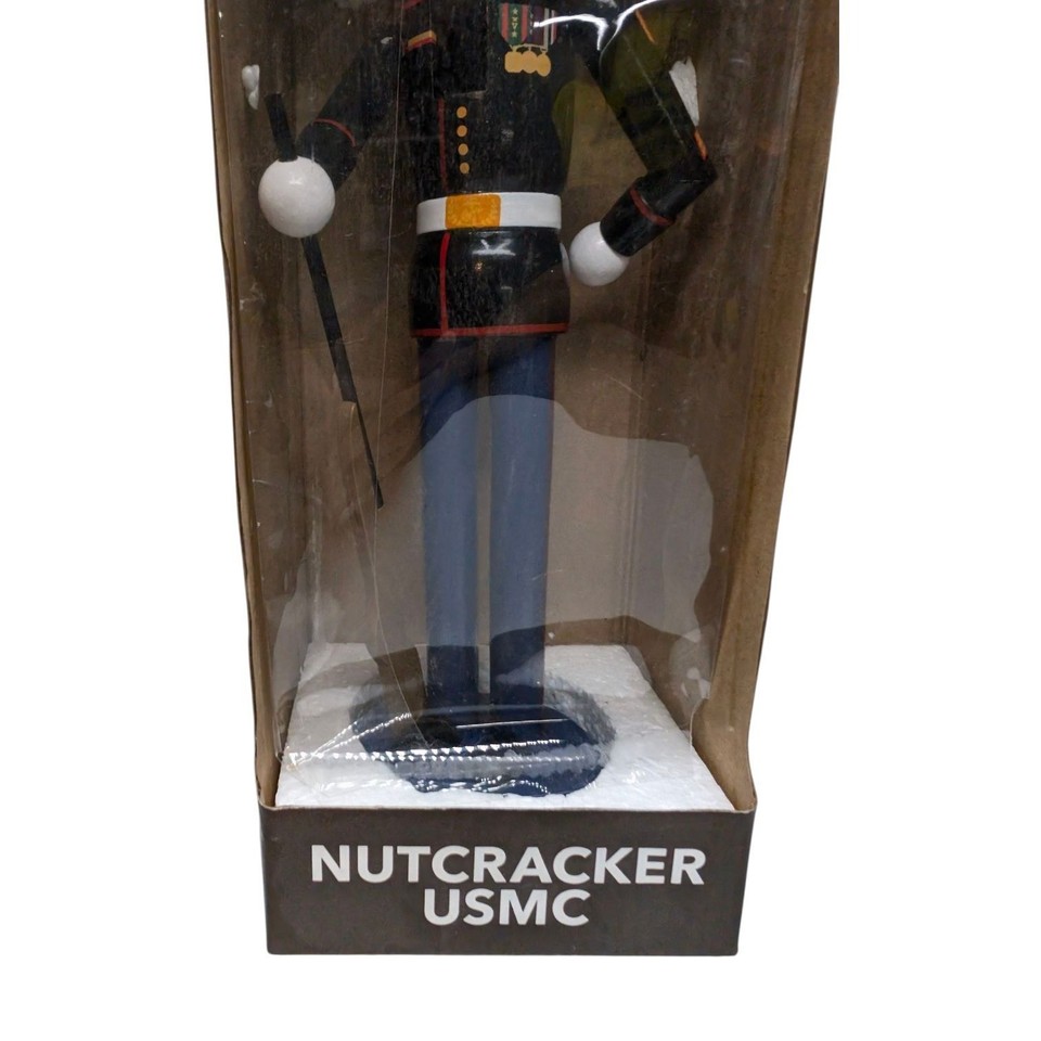 Vanguard Marine Corps Nutcracker Parade Rest 12" Wood Semper Fi ...