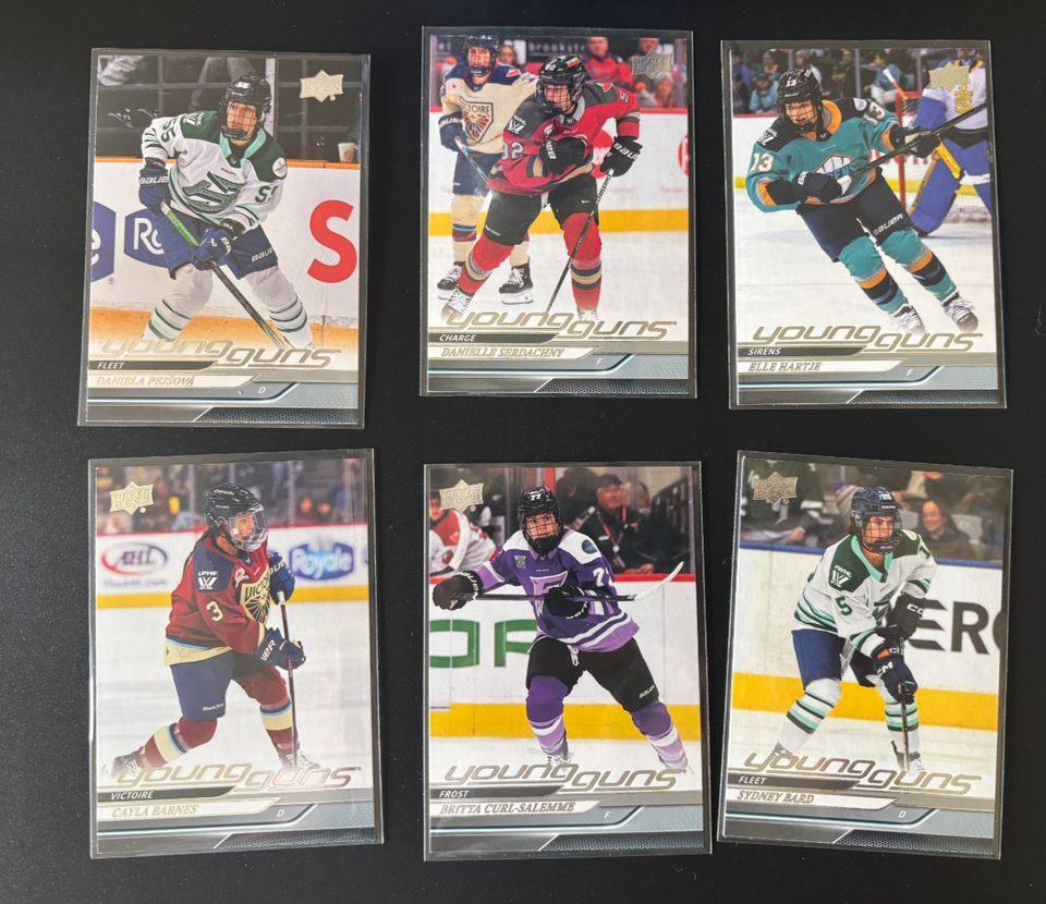 2025 Upper Deck PWHL COMPLETE Young Guns Rookie RC Set 20 cards Fillier ...