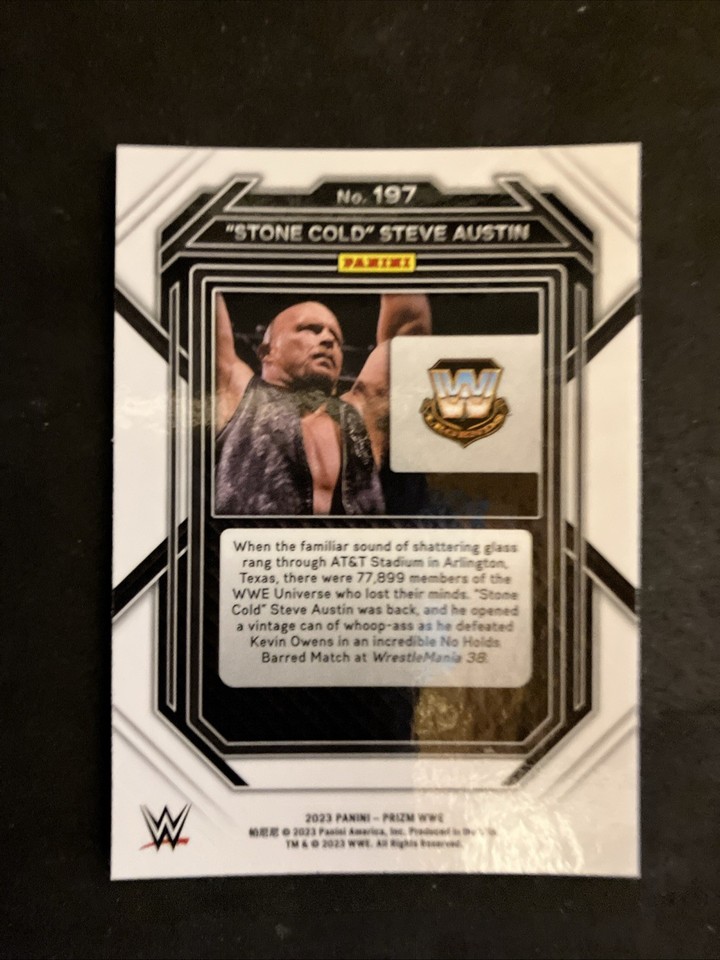 2023 Panini Prizm WWE Stone Cold Steve Austin #197 | eBay