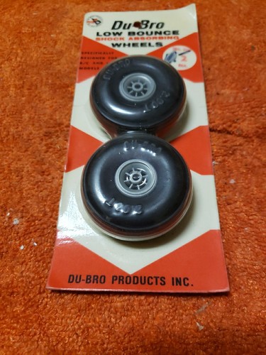 Du-Bro - 2.00" Low Bounce Shock Absorbing Wheels - New - Part 200T | eBay