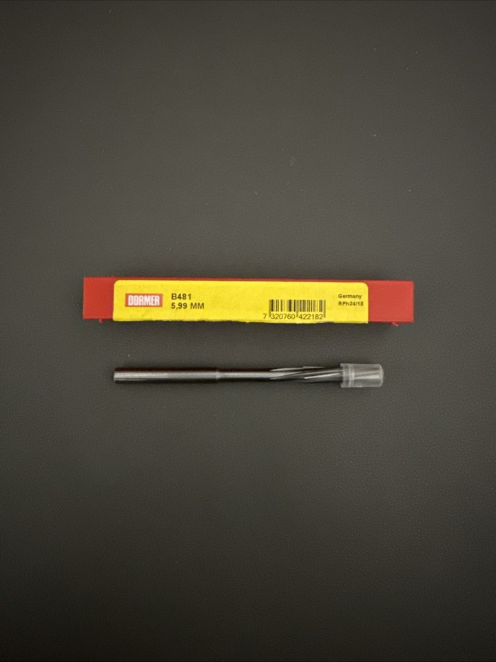 Dormer B481 Carbide Straight Shank Chucking Machine Reamer - Diameter 5 ...