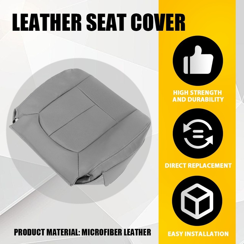 For Ford F-250 F-350 F-450 Super Duty 11-16 Left Bottom Leather Seat ...