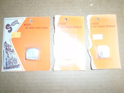 SEQUOIA SCALE MODELS LOT OF 1 #1001 BOARD SIGNAL & 2 #2006 HINGED ...