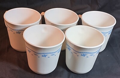 5 Ivy Cups Corning Ware #34 Ivy Tea Coffee Cups Mugs USA 8oz | eBay