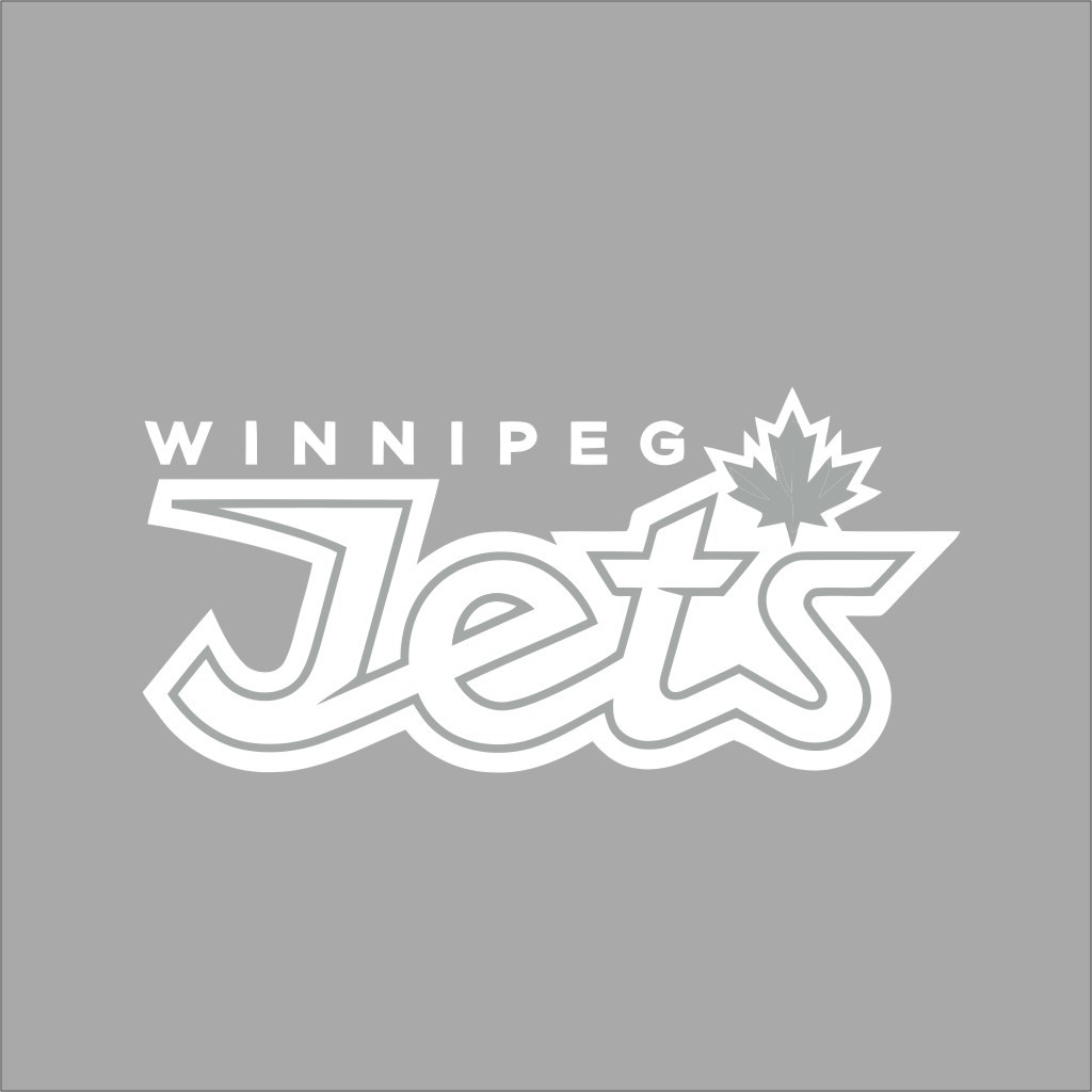 Winnipeg Jets Logo Black And White